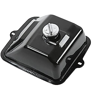 ATV Fuel Tank with Cap, ATV Metal Gas Tank with Cap No Oil Leakage for 150cc 200cc 250cc ATV Quad 4 Wheeler Fuel Tank