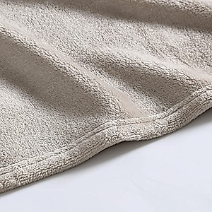 ED Ellen DeGeneres Throw Blanket Soft and Cozy Plush Bedding, Home Decor for All Seasons, 50 x 70, Beige