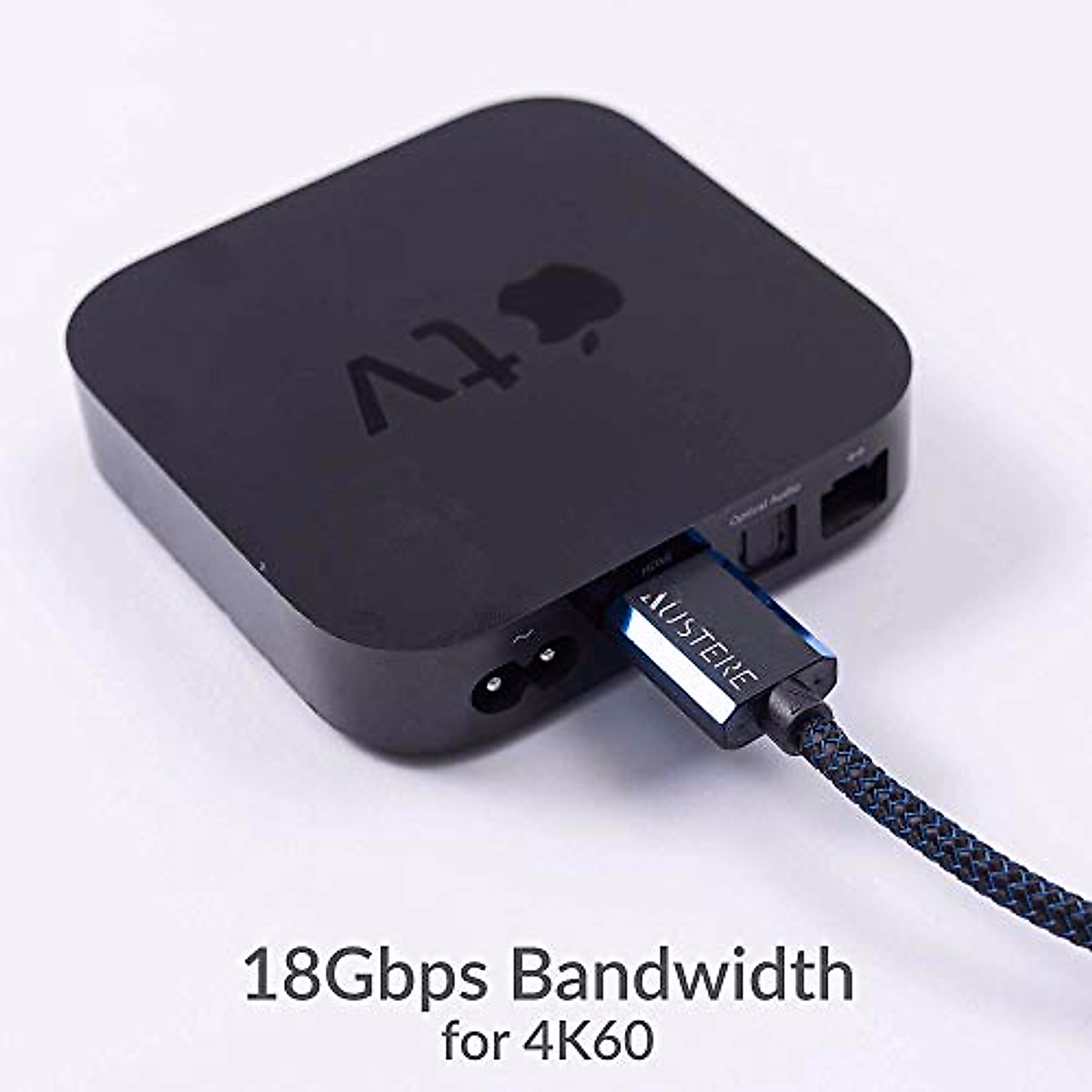 Sony XR55X90L 55 Inch 4K BRAVIA XR Full Array LED Smart Google TV with a 5S-4KHD2-2.5M V-Series 2.5m Premium 4K HDR HDMI Braided Cable (2023)(USED)