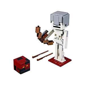 LEGO Minecraft BigFig Skeleton with Magma Cube Building Kit (142 Pieces)