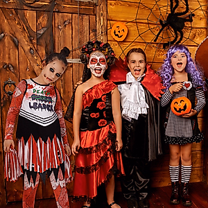 HPMNS Halloween Kids Zombie Cheerleader Costume L