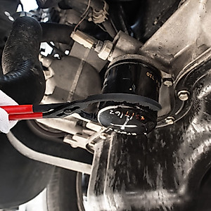 Lothee 4 Pieces Oil Filter Wrench Set, 10'' 12'' 14'' 16'' Oil Filter Pliers Adjustable Removal Tool Pliers for Cars, Trucks, Motorcycles Engine, Conduit, Fittings