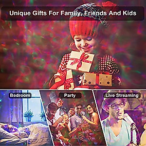 Star Projector, 4 in 1 Galaxy Projector with 3D Northern Lights, Nebula, Green Stars & Remote Control, Star Projector Galaxy Light,Gift for Kids/Birthdays/Christmas/Halloween(White)