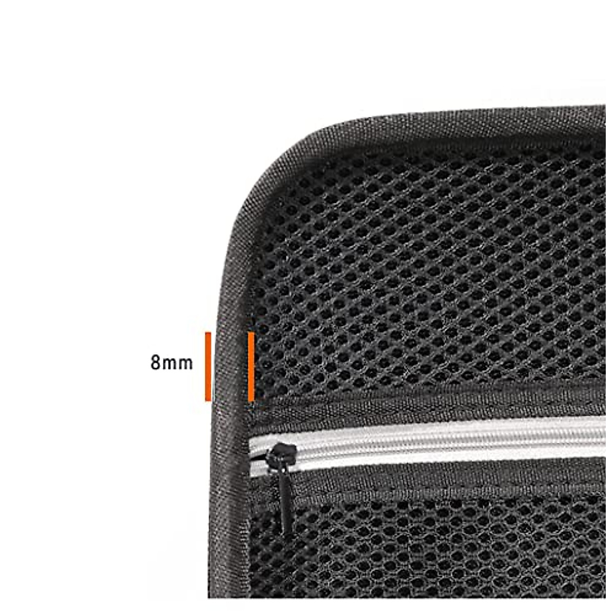 Voikoli Protective Eva Hard Shell Case Compatible with OnexPlayer Mini 7 inch,Shockproof,Stylish and Durable (Black)