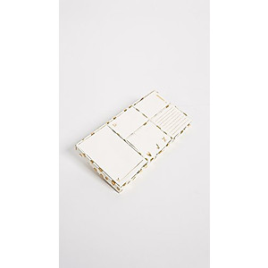 Kate Spade New York Women's Sticky Note Set, Flamingo Dot Gold (176255)