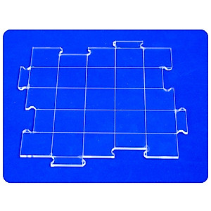 Interchangeable Clear Battle Tiles Great for D&D and RPG Games Combo Pack ~ 4-Small, 4-Big