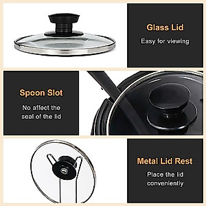 Triple Slow Cooker, Buffet Server Food Warmer, 3 * 1.5QT Slow Cooker with Ceramic Pot, 3 Modes Adjustable Temp, Dishwasher Safe, Removeable Glass Lid and 3 PVC Spoons,Stainless Steel