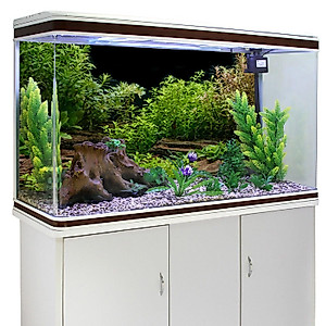 AWERT Aquarium Background River Bed & Lake Aquatic Plant Fish Tank Background Vinyl 48x20 inches