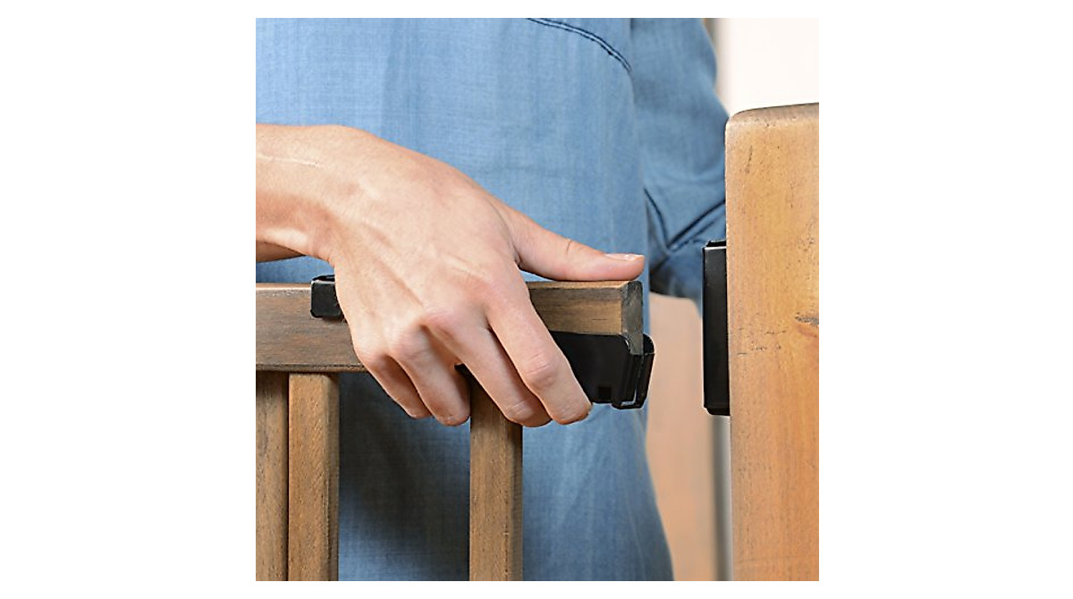 Secure Top-of-Stairs Baby Gate | Farmhouse Collection by Evenflo