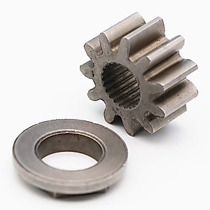 kipa Steering Shaft Pinion Gear & Bushing for MTD 741-0656 941-0656A 717-1554 Toro 112-0863, Used on Riders Since 1999. 11 Tooth. Splined Bore