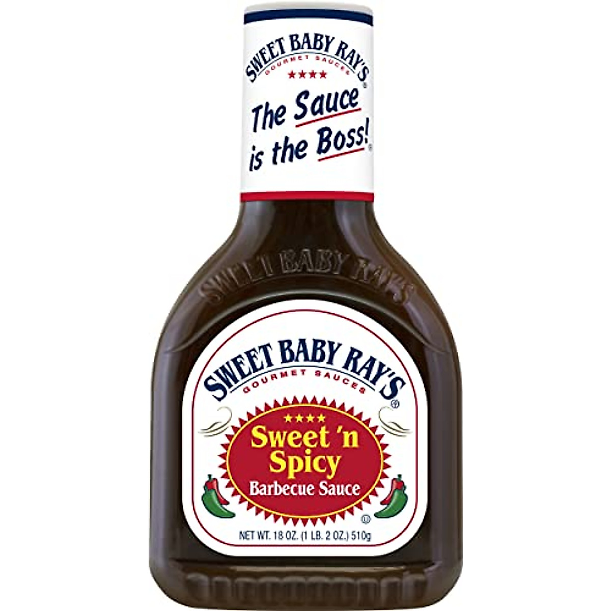 Sweet Baby Ray's Variety Honey Barbecue Sauce Hickory & Brown Sugar BBQ Sauce Sweet 'n Spicy BBQ Sauce (18 Ounce, Pack of 3)