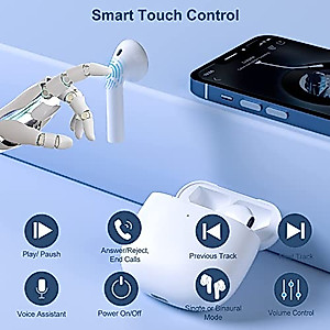 Wireless Earbud AIR 2 Pro, Bluetooth 5.3 Headphones Stereo Bass, Bluetooth Earbud in Ear with HD Mic, Earphones IP7 Waterproof Sports, 35H Playtime with Mini Charging Case Ear Buds for Android iOS