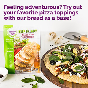 Molly & You Savory Beer Bread Mix Variety Pack (Pack of 3) - A Quick & Easy, Gourmet, Bread Mix, Artisan Bread Kit - No Bread Machine Needed - Just Add Beer or Soda