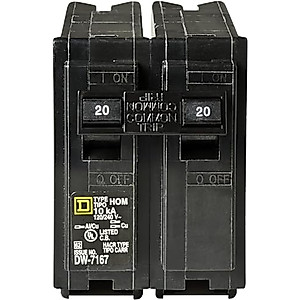 Square D - HOM220CP Homeline 20 Amp Two-Pole Circuit Breaker