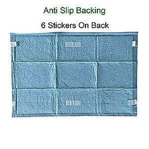 Trusupetta 20 Count Pee Pads for Dogs, High Soaks 9 Cups Fluid, Leakproof Puppy Pads 23.6”x35.4”, Anti Skid X-Large Dog Pads for Dogs Cats and Rabbits