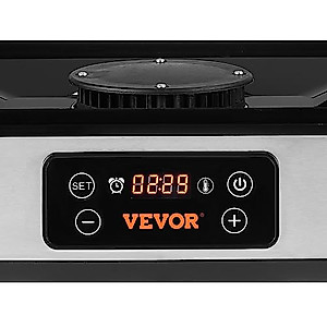 VEVOR Food Dehydrator Machine, 5-Tray Fruit Dehydrator, 300W Electric Food Dryer w/Digital Adjustable Timer & Temperature for Jerky, Herb, Meat, Beef, Fruit, Dog Treats and Vegetables, ETL Listed