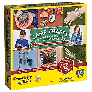 Creativity for Kids Camp Crafts - Create 12 Classic Arts and Craft Projects