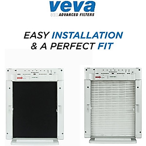 VEVA PREMIUM HEPA FILTER & 6 CARBON PRE-FILTERS