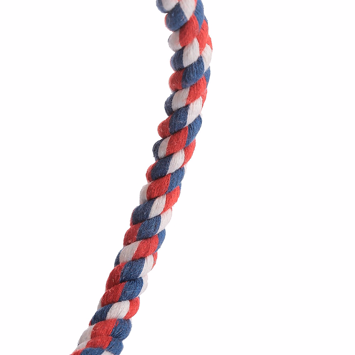 Aigou® Bird Rope Perch,Spiral Cotton Parrot Swing Climbing Standing Bird Toys with Bell (Small - 52 inch)