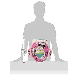 The First Years Disney Minnie Mouse Soft Potty Seat - Cushioned Toddler Toilet Seat Attachment - Toddler Potty Training Toilet Seat with Handles - Ages 18 Months and Up