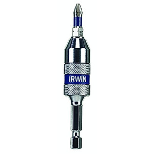 IRWIN Tools 2-1/2 Inch Speedbor Lock N' Load Quick Change Bit Holder (4935703),Silver