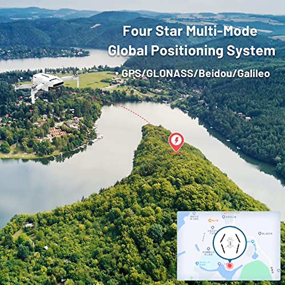 FIMI X8 MINI V2 Drone with 4K Camera, 37 Mins Flight Time, 9KM Video Transmission, 3-Axis Gimbal GPS Quadcopter for Adult Beginner, Auto Return, Smart Tracking (1 Battery)