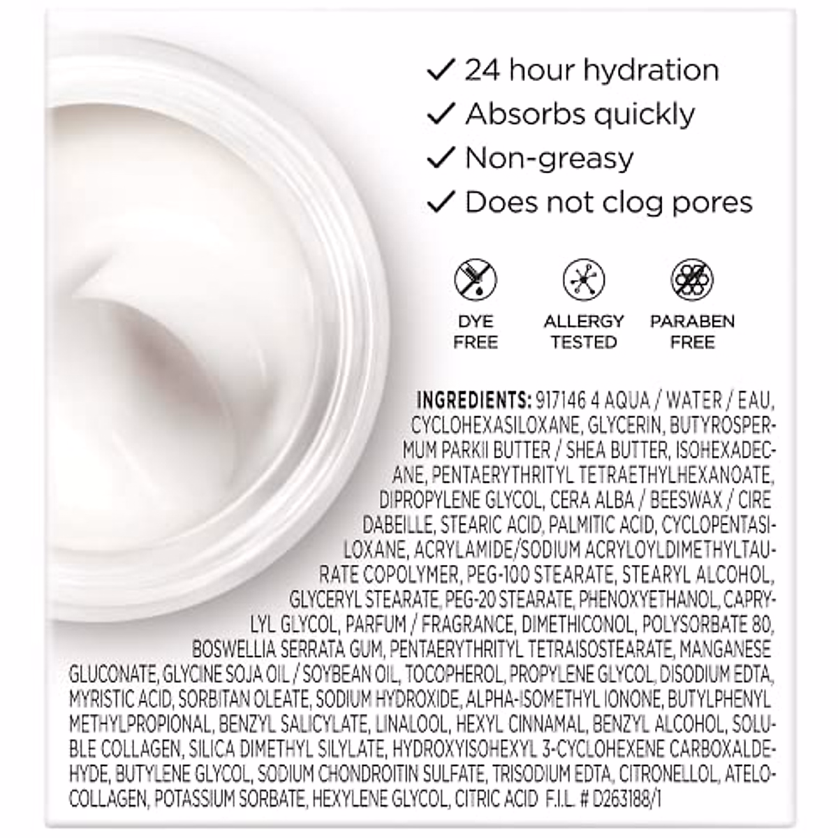 L'Oreal Paris Skincare Collagen Face Moisturizer, Day and Night Cream, Anti-Aging Face, Neck and Chest Cream to smooth skin and reduce wrinkles, 1.7 oz