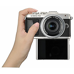 Olympus E-PL7 16MP Mirrorless Digital Camera with 3-Inch LCD with 14-42mm EZ Lens (Silver) - International Version
