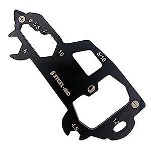 Car Shaped Multi Tool Christmas Gifts for Him Stocking Stuffers for Under 5 dollars items (Black)