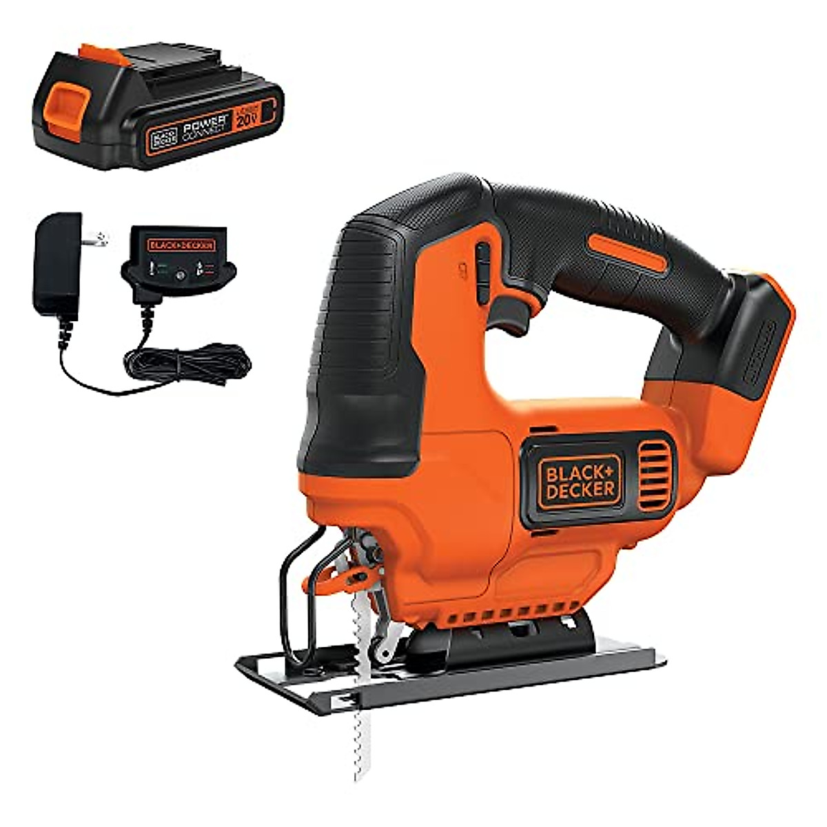 BLACK+DECKER 20V MAX* POWERCONNECT Cordless Jig Saw (BDCJS20C)