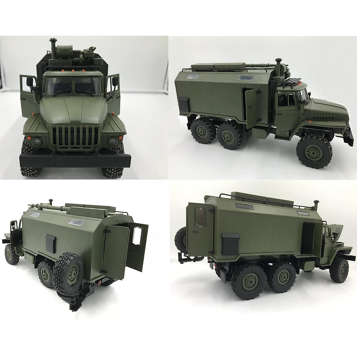 Simulation Rc Military Truck Remote Control RTR 2.4G All-Terrain RC Truck Car 6WD Off-Road Crawler 1:16