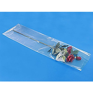 ULINE 100 Clear Industrial 10 x 36 2 MIL Thick Plastic Poly Bags Lay Flat Open top