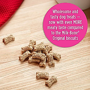 Milk-Bone Mini's Peanut Butter Flavor Dog Treats for All Size Dogs, 15 Ounce (Pack of 6), Crunchy Texture Helps Freshen Breath