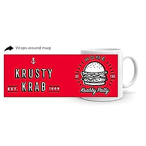 SpongeBob SquarePants The Krusty Krab Est. 1999 White Mug White Mug