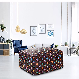 heave Clothes Storage Large Capacity Clothes Quilt Organizer Pillow Storage Bag Under Bed Storage Organizer for Bedroom Washable Clothes Bedding Storage Bag - Wine Red L