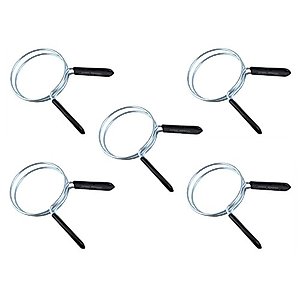 Taytools 114943 5-Piece 4” Easy Release Spring Clamps Double Loop Dust Collector Hose Clamps