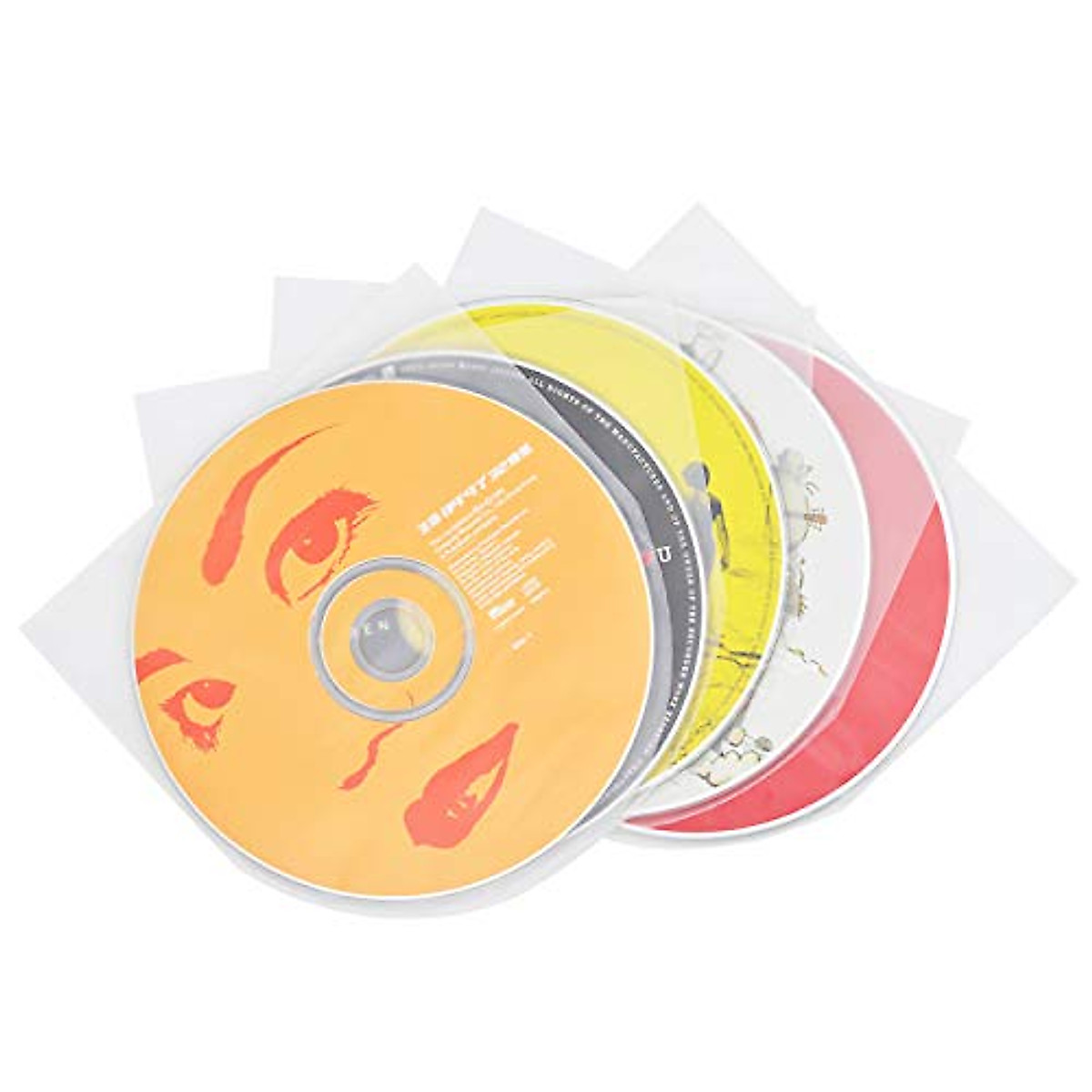 50 Clear Mini LP Anti-Static 3 Mil Plastic CD Inner Sleeves for 5inch SHM-CD