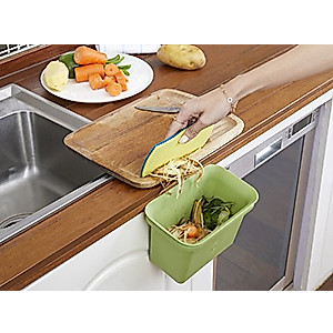 Full Circle Scrap Happy Food Scrap Collector and Freezer Compost Bin, Green