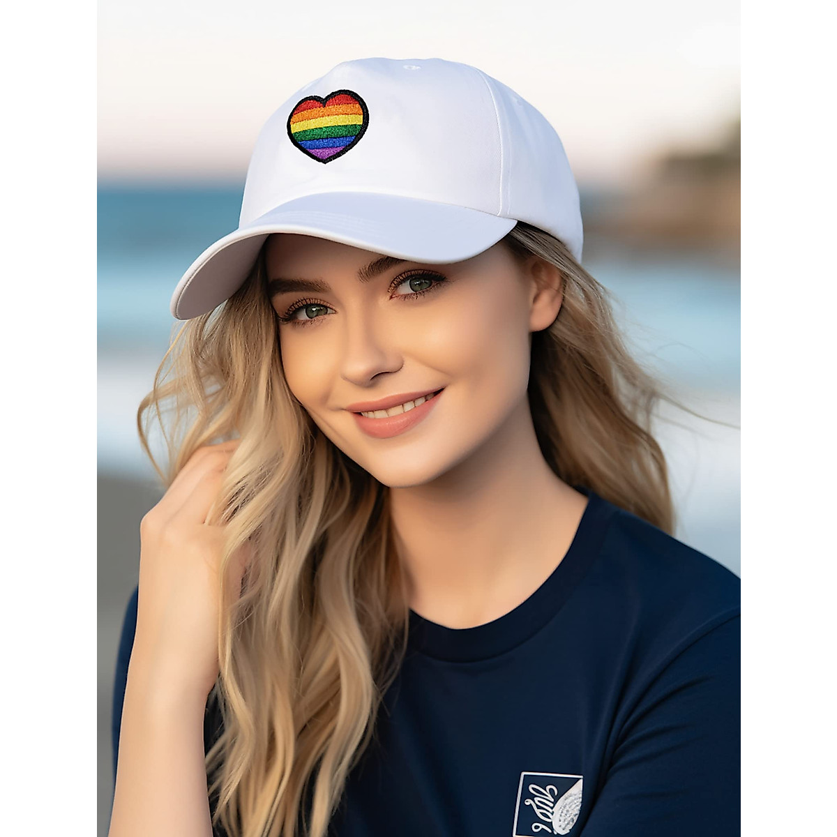 Giavuwn Embroidered Pride Hat LGBT Cap Low Profile Distressed Dad Hat