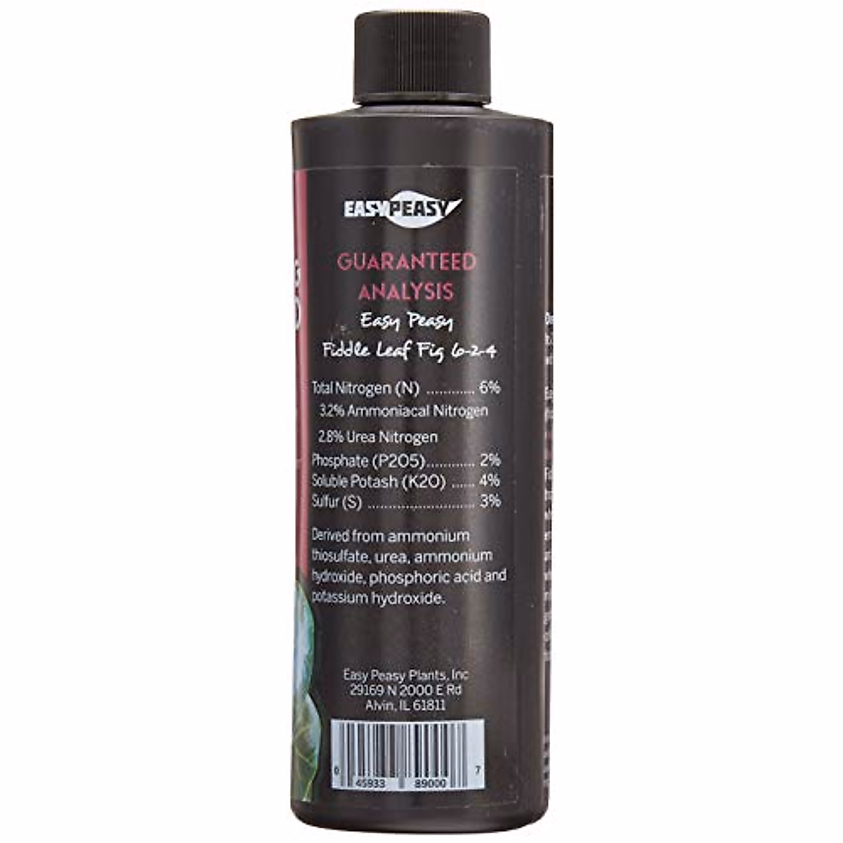 Fiddle Leaf Fig Plant Food 6-2-4, Fast-Acting houseplant Fertilizer for Ficus Lyrata and Ficus Audrey, High Concentrate Balance Nutrient Plant Food