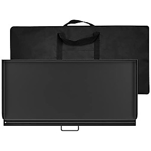 MixRBBQ 14 x 32 inch Heavy Duty Steel Griddle with Carrying Bag for Camp Chef Stove Grill, Nonstick Flat Top Cooking Griddle, Outdoor BBQ Camping Grills Accessories