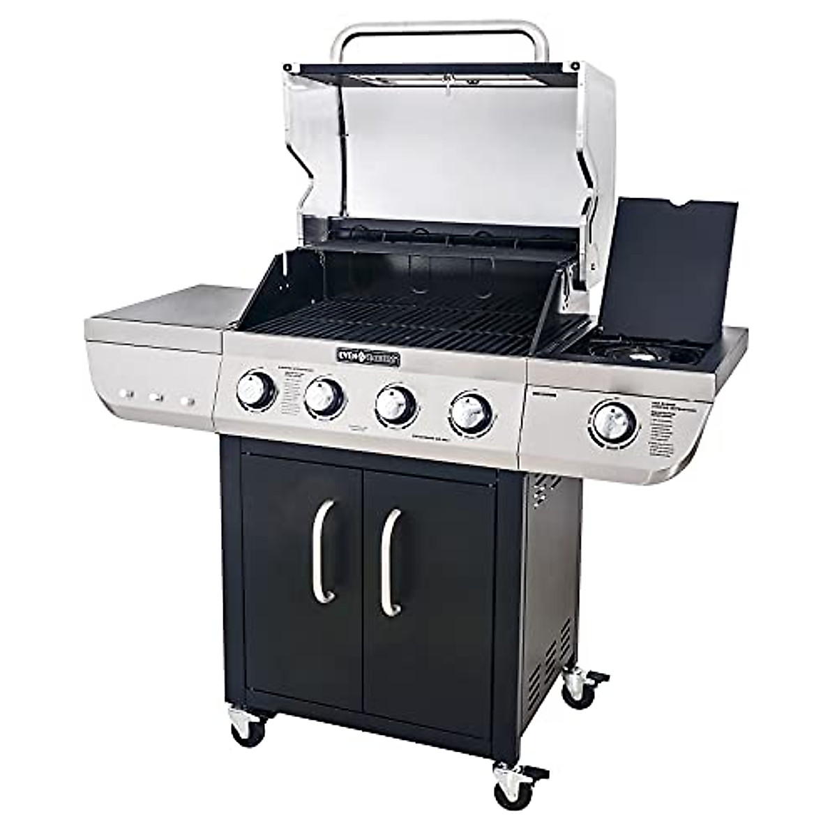 Even Embers GAS1466AS Four Burner Grill, Black