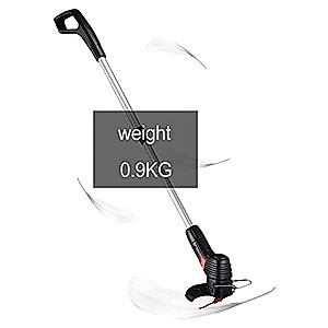 PSBYW Cordless Grass Trimmer, Li-Ion Battery with Charger, Multi-Functional, Grass Trimmer, Brushcutter, Strimmer, Garden Set (Color : Black)