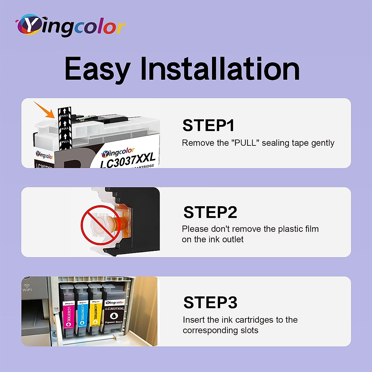 LC3037 BK/C/M/Y Ink Cartridges Super High Yield Compatible Replacement for Brother LC3037 LC3037XXL LC3039 for Brother MFC-J5945DW MFC-J6945DW MFC-J5845DWXL MFC-J6545DWXL Printer (8 Pack)