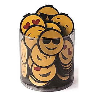 Smiley FACE Bulk Bookmarks for Kids "Clip Over The Page" Bookmarks - 75 Pack - Bulk Bookmarks for Kids Girls Boys. Perfect Student Incentives Prizes Party Favors Classroom Rewards & Reading Awards!