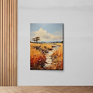 Samsung Frame TV Art Wildflower Field, Flower Meadow, Vintage print, print print, Canvas, Art Print