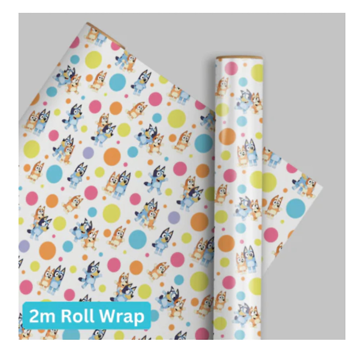 Danilo Promotions LTD Bluey Wrapping Paper 2M Roll Wrap - Bluey Gift Wrap