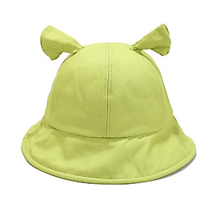 Shrek Bucket Hat for Women Men Summer Travel Beach Sun Hats Outdoor Cap Funny Cosplay Hat (Green)