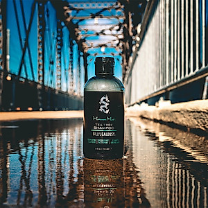 Billy Jealousy Monsoon Mist Tea Tree Energizing Men's Shampoo with Peppermint & Rosemary, Removes Oil Build-up and Soothes Scalp Itch & Irritation, 8 Oz.