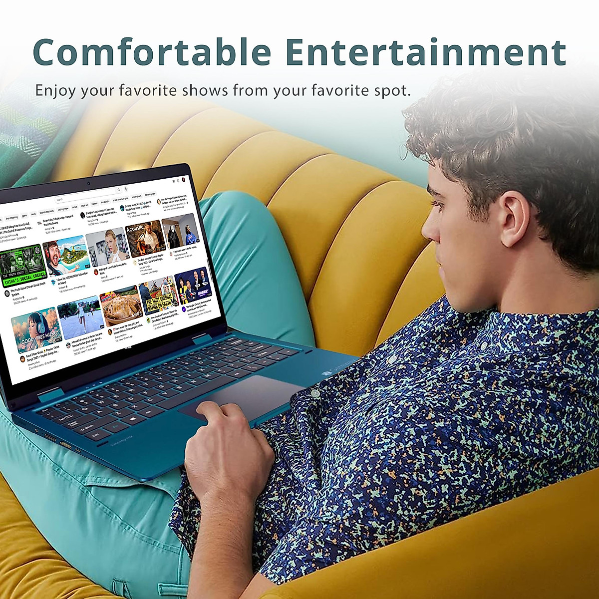 Gateway 14.1" Ultra Slim Laptop, IPS FHD Display, Intel i5-1135G7 Processor, 16GB RAM, 1TB PCIe SSD, Intel Iris Xe Graphics, Camera, Fingerprint Scanner, Bluetooth, Blue, Win 10, 32GB USB Card